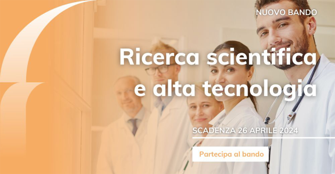 Fondazione Carisbo apertura bando Ricerca scientifica e alta tecnologia